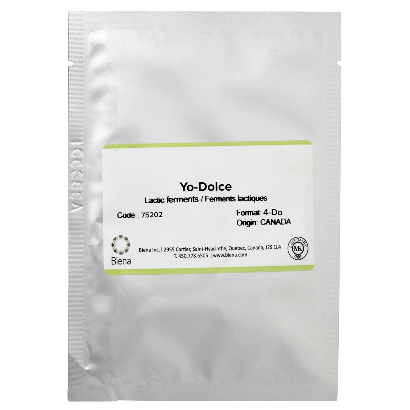 Yogurt Yo Dolce Starter Culture