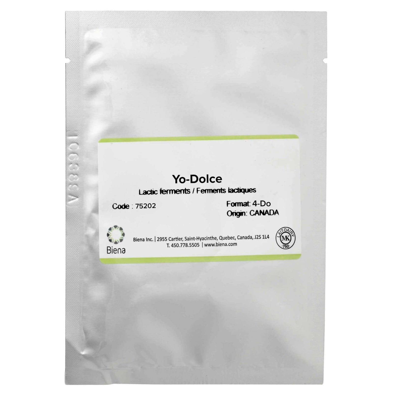 Yogurt Yo Dolce Starter Culture