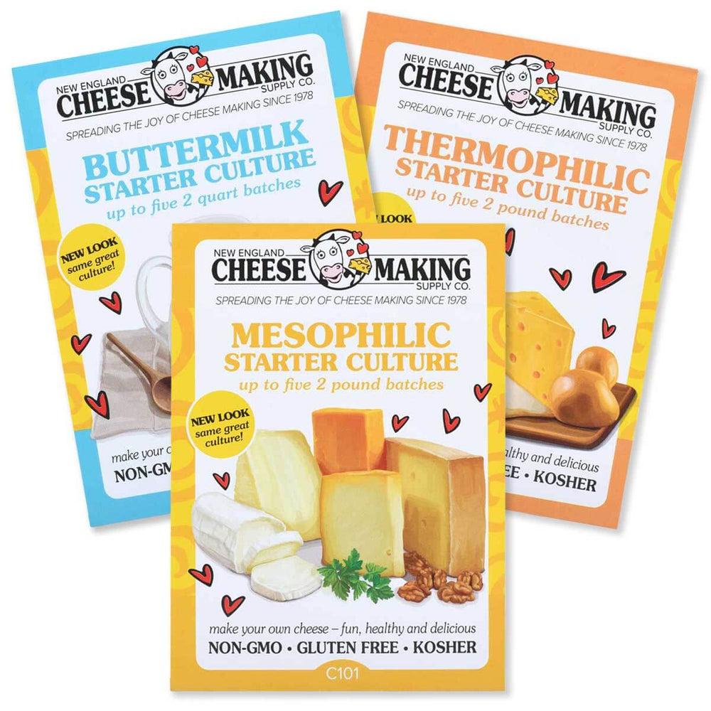 Hard Cheese Starter Culture Sample Pack | Cheese Making
