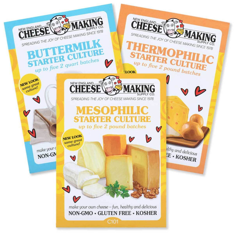 Hard Cheese Starter Culture Sample Pack | Cheese Making