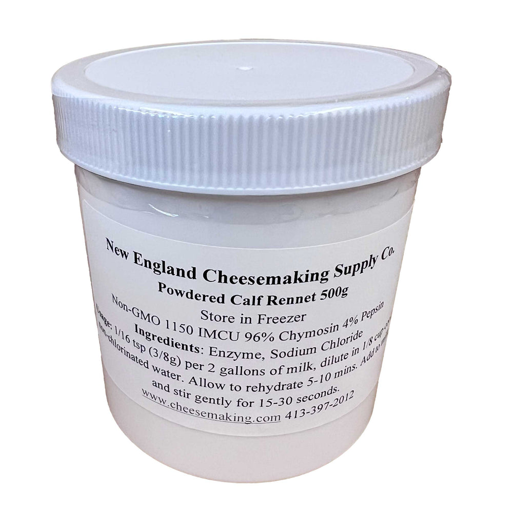 Powdered Calf Rennet – 96% Chymosin | Cheese Making Rennet